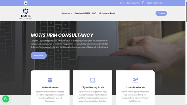 Motis HRM Consultancy - bedrijfsondersteuning HR-processen